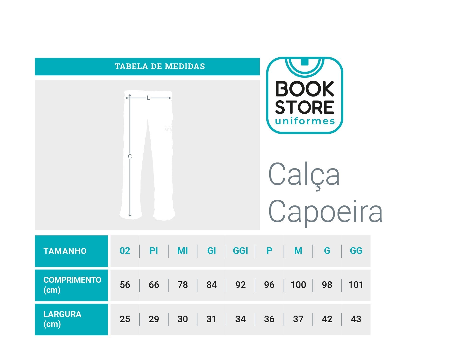 Book Store Uniformes - Conjunto de Capoeira SEB